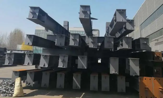 Box Steel Components Steel Structure Fabrication Prefabricated Building